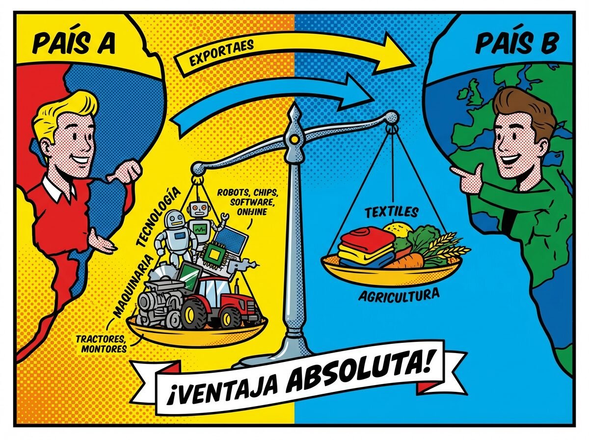 Ventaja absoluta: qué es, cómo se calcula y ejemplos (diferencias con ...